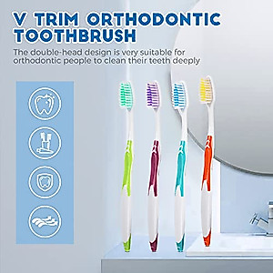 Disposable Toothbrush Toothbrushes Bulk Individually Wrapped Toothbrush Travel Tooth Brush Multi Color Tooth Brush for Hotels Guests Charity Church Homeless Kids Adult (100 Pieces)