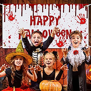 3 Pieces Blank Banners Large Signs 2 x 4 Ft 2 x 6 Ft 1.6 x 9.8 Ft Polyester Oxford Cloth Banner DIY White Blank Banner with Hanging Rope for Indoor Wall Outdoor Party Business Office, Easy Hanging