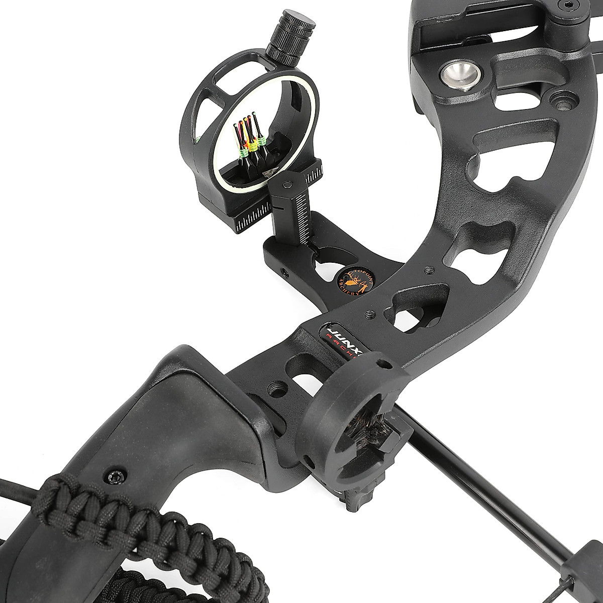 AMEYXGS Archery Compound Bows Kit Draw Weight 30-55 lbs Hunting Bow IBO 310fps Adults Archery with Hunting Accessories - Right Handed (Black)