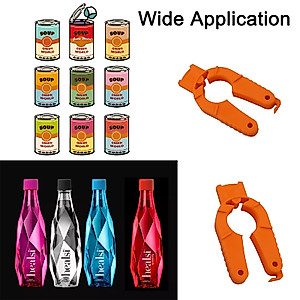 2 Pack 3 in 1 Bottle Can Opener Plastic Water Bottle Opener Jar Opener Twist-Off for Bottle Gripper Weak Hands Children Seniors Elderly Arthritis Sufferers Lid Seal Remover