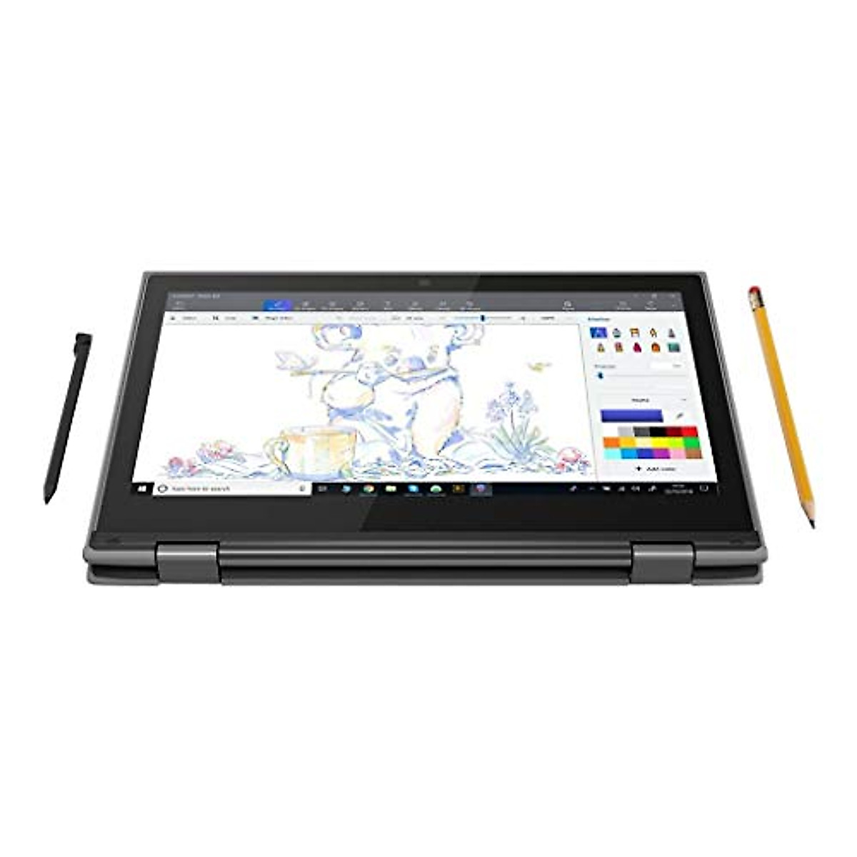 Lenovo 300E 2Nd Gen 11.6 inch Laptop Intel Celeron 1.10 GHz 4 GB 64 GB W10P Touch (Renewed)