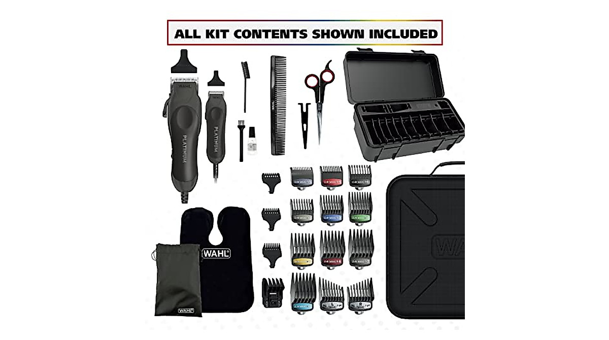 Wahl USA Pro Series Platinum Corded Haircutting Kit | Powerful & Precise