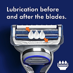 Gillette SkinGuard Men's Razor Blade Refill for Sensitive Skin, Designed for Sensitive Skin, 12 Blade Refills