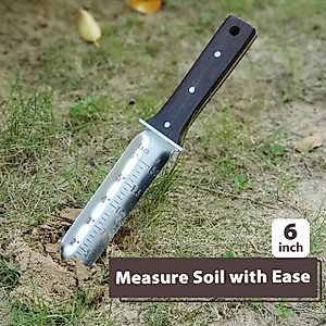 gonicc Professional Hori Hori Garden Knife with Leather Sheath and Micro-Tip Pruning Snip (GPPS-1008), Protective Handguard, High polished 440 Stainless Steel Blade, Sharpening Stone Included.