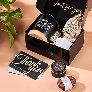 APRBOX Thank You Gifts Employee Appreciation Gifts Thanksgiving Gifts Christmas Gifts with Thank You Cards Spa Gift Baskets for Men Women Teacher Assistant Farewell Gift for Coworker Hostess Staff