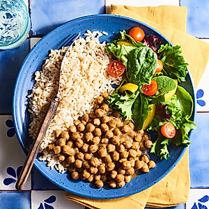 A Dozen Cousins Rice Cooked in Bone Broth Microwaveable Rice Packets | 7g Protein | Contains Collagen (Sea Salt, 8 Pack)