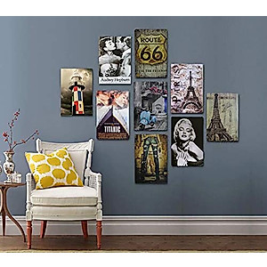 Guadalupe Ross Metal Tin Sign Gone Fishing Back from Hunting Wall Decor Metal Sign 12x8 Inches