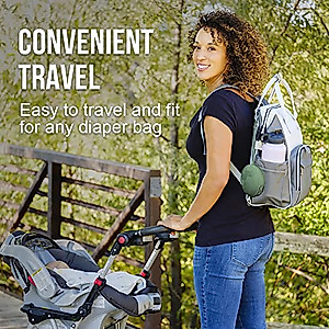 Smlpuame 4 Pack Pacifier Holder Case Set,2 Silicone Portable Pacifier Cover Pouch Bag for Diaper Bags Baby Carriage with 2 Transparent Pacifier Storage Container Box,Easy to Clean,Boho(Green+Pink)