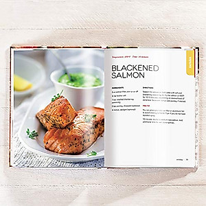 Dash DFAF455GBWH01 Deluxe Electric Air Fryer + Oven Cooker, White & DCB001AF Air Fryer Recipe Book for Healthier + Delicious Meals, Snacks & Desserts, Over 70+ Easy to Follow Guides, Cookbook