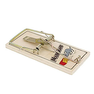 Pestguard Classic TM2 Wooden Mouse Traps – (Pack of 4) Effective, Reusable, and Humane Solution for Mouse Control. Eco-Friendly and Cost-Effective. Includes Bait Trigger Mechanism