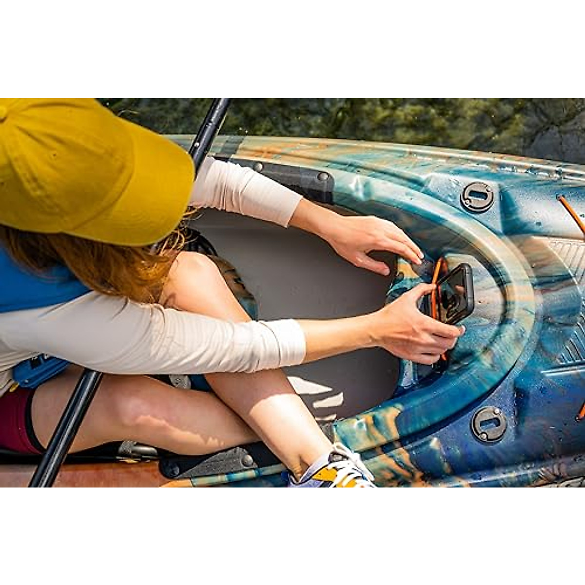 Pelican Argo 100XR - Premium Sit-in Recreational Kayak - Lightweight one Person Kayak - 10 ft - Cosmos