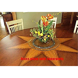 Plutreas Aluminum Lazy Susan Bearing Heavy Duty Silent Turntable Bearing Swivel Turntable Bearing (12 inch)