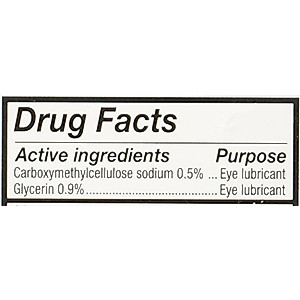 Refresh Optive Lubricant Eye Drops, Sterile, 0.5 Fl. Oz (Pack of 1)