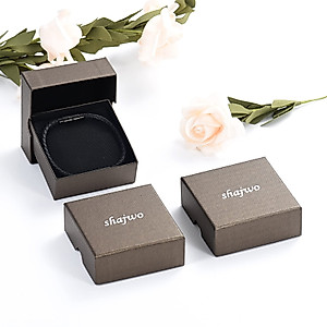 shajwo Cremation Jewelry Cylinder Urn Bracelet for Ashes for Women Men Leather Memorail Ashes Bracelet,Black-22cm