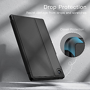 JETech Case for Samsung Galaxy Tab A8 10.5-Inch 2022 (SM-X200/X205/X207), Slim Folio Stand Protective Tablet Cover, Multi-Angle Viewing, Auto Wake/Sleep (Black)