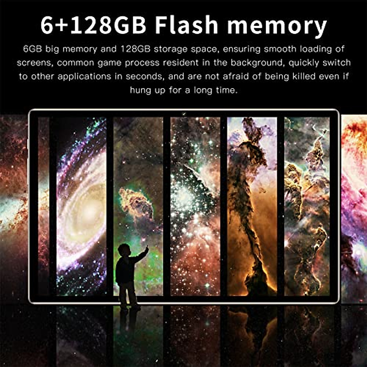 lonuo Tablet, Tablet PC 10.1 Inch IPS Screen Call Support Octa Core Processor for Travel for Home (US Plug)