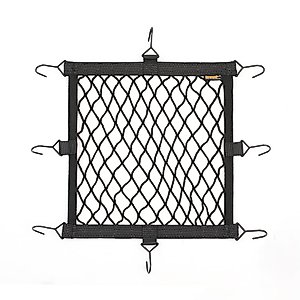 Rhinowalk Motorcycle Luggage Net Cargo Net Helmet Luggage Net with Adjustable Metal Hooks for Motorcycles and Bicycles