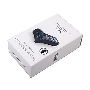 MOONZON 2PCS 7.4V 2500mAh Lithium Battery for HS100 S70W T35 HS100G MQ001 Quadcopter Spare Parts Aircraft Model Drone Battery(Gray)