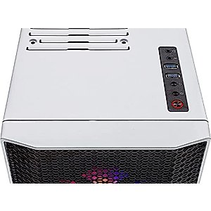Skytech Gaming Skytech Blaze 3.0 Gaming PC Desktop – Intel i5-11400F, RX 6600, 1TB NVME, 16G DDR4 3200, 120mm AIO, AC Wi-Fi, Windows 10 Home 64-bit, White