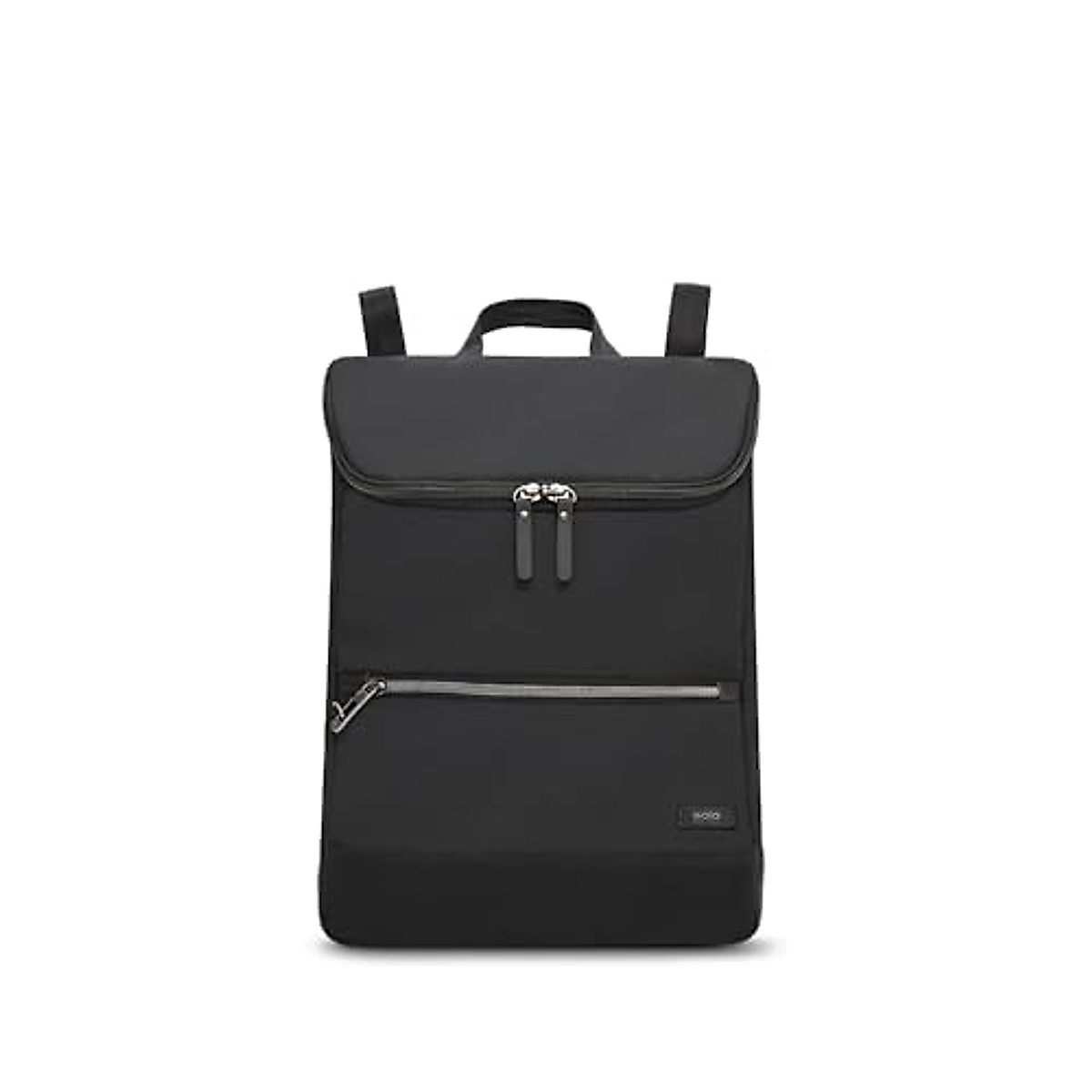 Solo New York Stealth Hybrid Backpack, Black - with Anti-Theft Features (Cut-Proof, Armored Zippers, & RFID Data Protection)