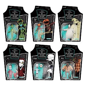 Super7 Tim Burton's The Nightmare Before Christmas Oogie Boogie - 3.75" Disney Action Figure with Accessory Classic Movie Collectibles and Retro Toys