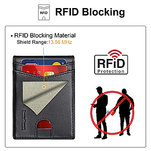 SwanScout Wallet for Tile Mate (2022), Cash Pocket Version, RFID Blocking Genuine Leather Bifold Wallet with Gift Box (Not Include Tracker)