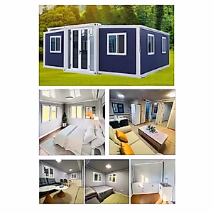 Mobile Expandable Prefab House Room Shipping Modular 20ft 40ft Folding Expandable Container House 3 Bedroom for Winter