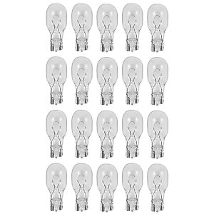ETOPLIGHTING 20 pcs of 12 Volts 7W 7 Watt T5 Replacement Wedge Bulb, Long Life, 20XT5-12V-7W