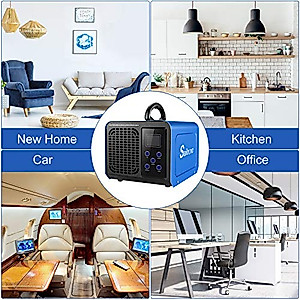 12000mg/H Ozone machine with LCD, Loop Mode, Adjustable for Any Size Room for Home, Car, Business