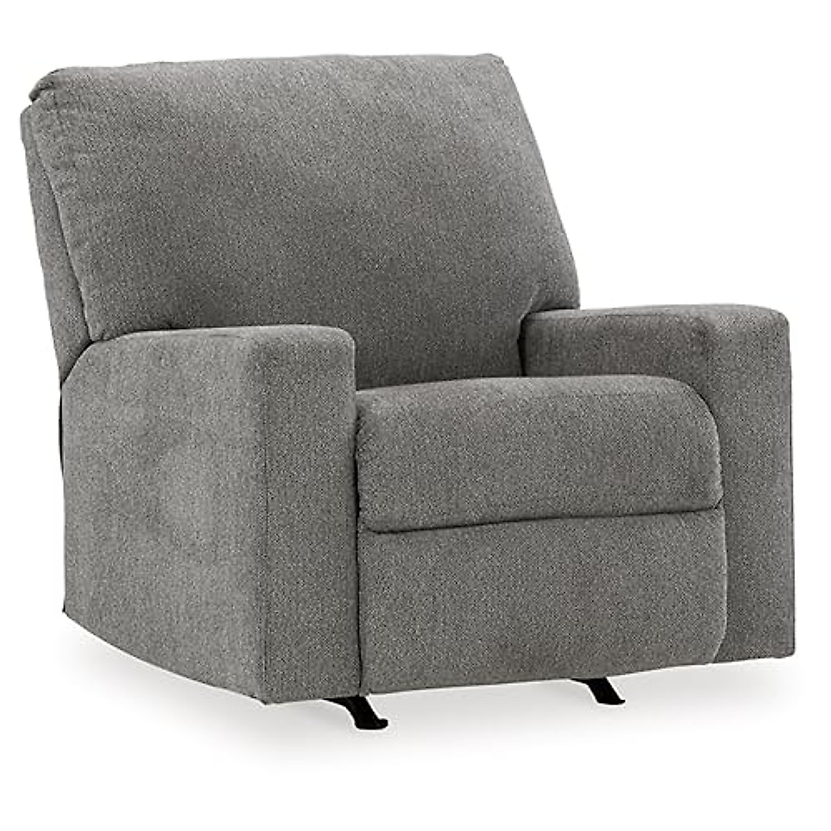 Signature Design by Ashley Deltona Casual Manual Rocker Recliner, Gray