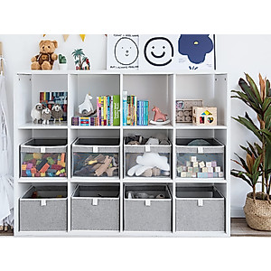 StorageWorks 3-Pack Closet Storage Bins with 2-Pack Rectangle Closet Baskets