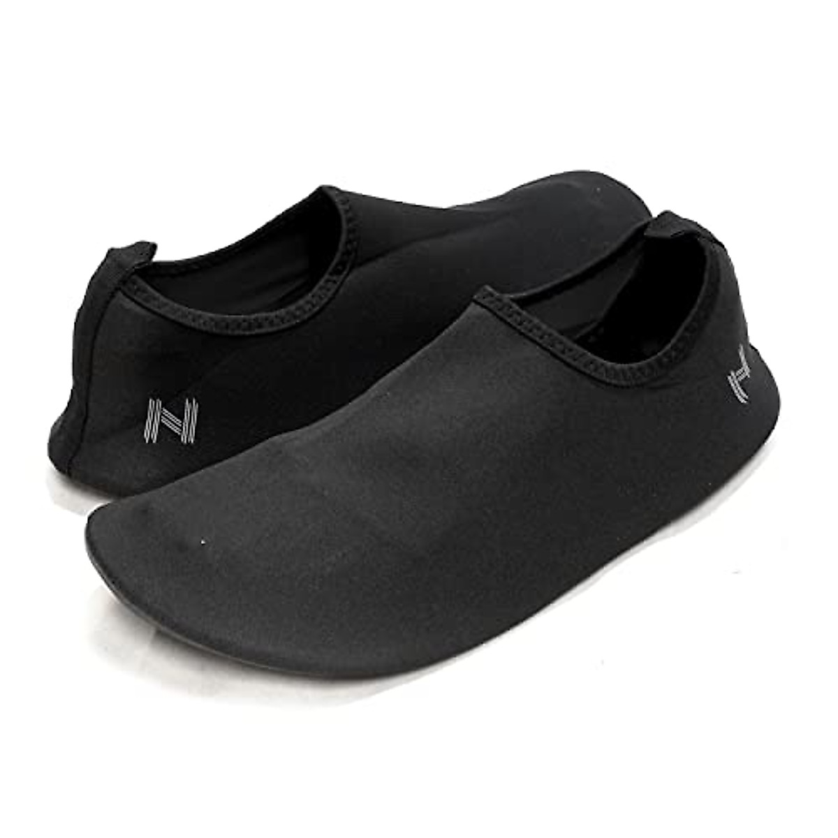 Nufoot Futsole Sport Soft-Sided Shoes for Indoors/Outdoors, Foldable & Flexible Footwear for Sport, Exercise, Yoga or Travel, Dance Shoes, Black, Medium
