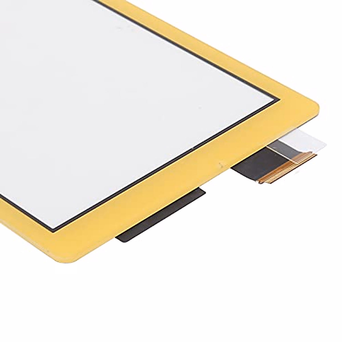 Oreilet Game Console Screen, Durability Excellent Process Glass Screen for Electronic Games for Game(Yellow)