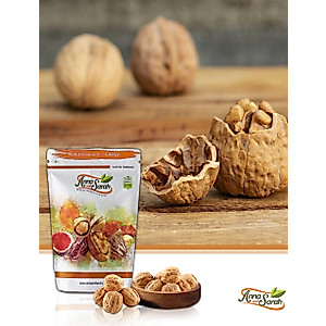 Anna and Sarah Walnuts in Shell, Jumbo, Fresh, Buttery Taste, Easy to Crack, California Chandler, Natural Shells, Not Bleached 5.5 Lbs