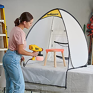 Wagner Spraytech C900051 HomeRight Small Spray Shelter Portable Paint Booth for DIY Spray Painting, Hobby Paint Booth Tool Painting Station, Spray Paint Tent