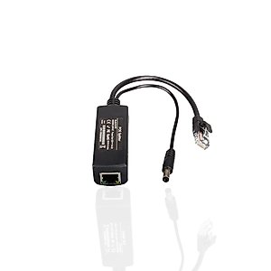 POE Splitter,COOSO Passive POE Splitter 48V to 12V Compatible with Most Switches POE and All Web Cameras