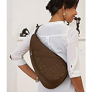 AmeriBag Women's Healthy Back Bag Microfiber Love My Life Small, Chocolate, One Size