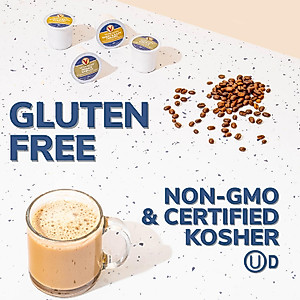 Victor Allen's Coffee French Vanilla Flavored Cappuccino Mix, 12 Count, Single Serve Coffee Pods for Keurig K-Cup Brewers