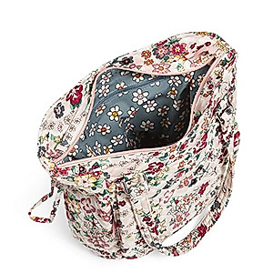 Vera Bradley Women's Cotton Glenna Satchel Purse, Prairie Paisley - Recycled Cotton, One Size