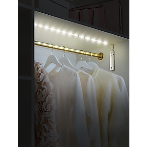 Motion Sensor LED Light Strip Battery Powered Closet Lights Stick On Under Cabinet