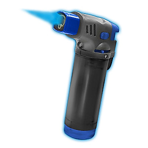 Turbo Blue XXL Jet Flame Refillable Torch Lighter with Powerful Windproof Flame (1)