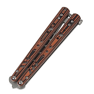 Andux Flip Tool CSGO Titanium Lightweight with Holes for Training CS/HDD40 Maple Yellow