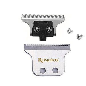 ROMONIX Adjustable Zero Cut Blades, 2 Hole Hair Trimmer Replacement Blade for Romonix RM-202