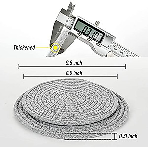 Pot Holders Trivets Set 2 Sizes 7.8 Inches,9.5 Inches Cotton Trivet Mat for Hot Pots and Pans, Potholders for Hot Dishes Trivet Weave Mat for Hot Dishes/Pot/Bowl/Teapot/Hot Pot