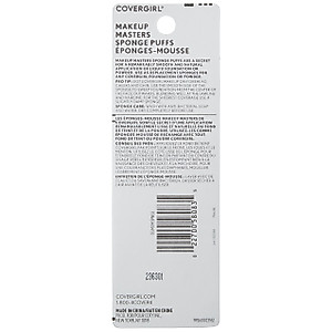 COVERGIRL Makeup Masters Sponge Puffs, 3 Count (packaging may vary)