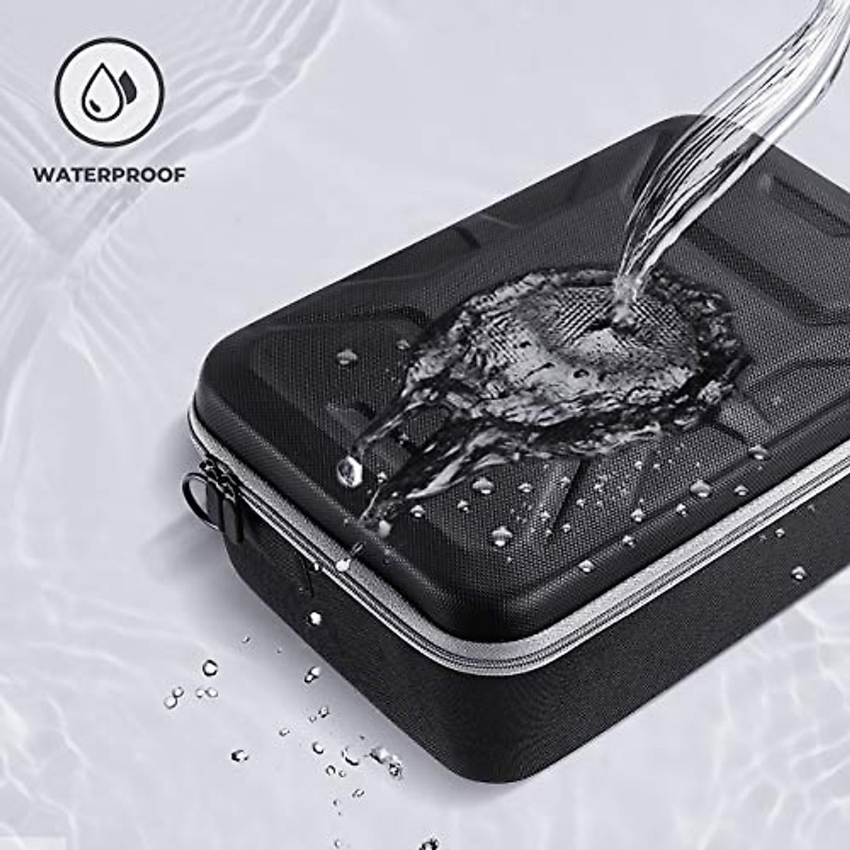 Mumba Deluxe Carrying Case for Nintendo Switch OLED & Nintendo Switch, Large Capacity Travel Storage Pouch for Switch Console & Accessories - Black