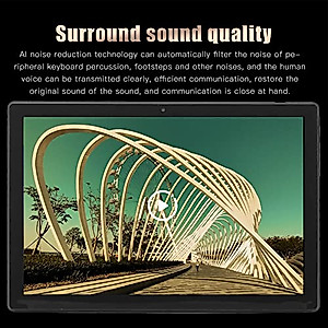 Tablet, 100-240V 5G WiFi 10.1 Inch Tablet Octa Core Processor for Travel for Home (US Plug)