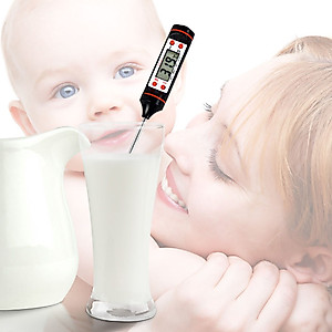 Balepha Digital Meat Thermometer Instant Read Cooking Thermometer for Grilling BBQ Bath Water With LCD Sreen Long Probe(5.9inch)