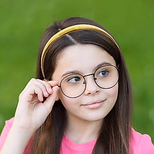 bianbaistar No Pressure Headbands for Women Non Slip, Thin Headbands for Women and Girls with Glasses, Comfortable Headbands for Women, Invisibobble Headband for Women'S Hair, 4pcs