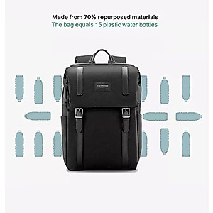 Kingsons, Casual Urban backpack for men and woman, 15.6-inch laptops ECO bag, Recycling water resistant material with modern design and USB charging port